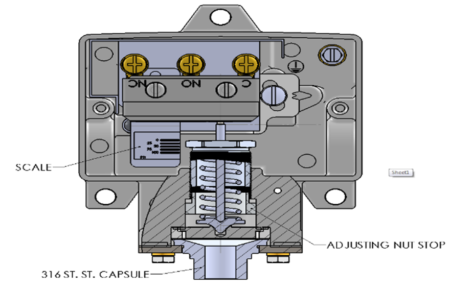 Using Pressure Switches to Trigger Alarms or Process Shutdown